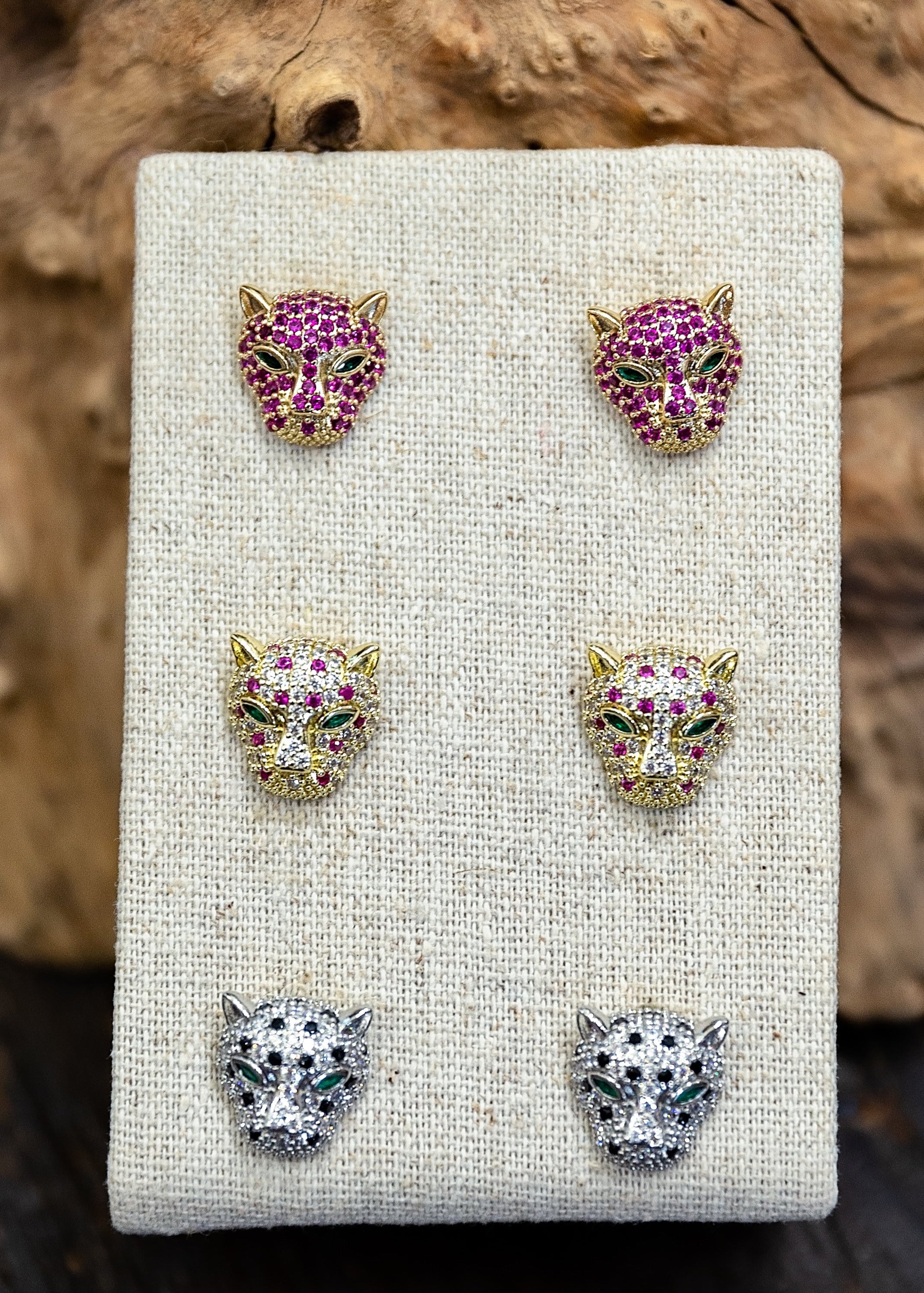Leopard Studs – VEITA Jewelry