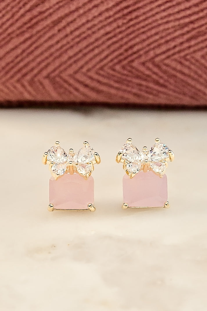 Perfectly Present Studs in Pink – VEITA Jewelry